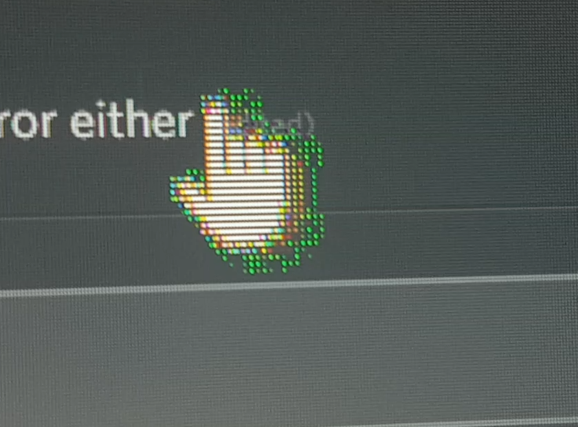 When I sort of wiggle my cursor across a part of a message in discord ...