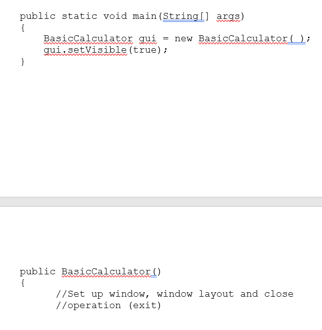 Solved SWING 18. Complete the following template to create a | Chegg.com