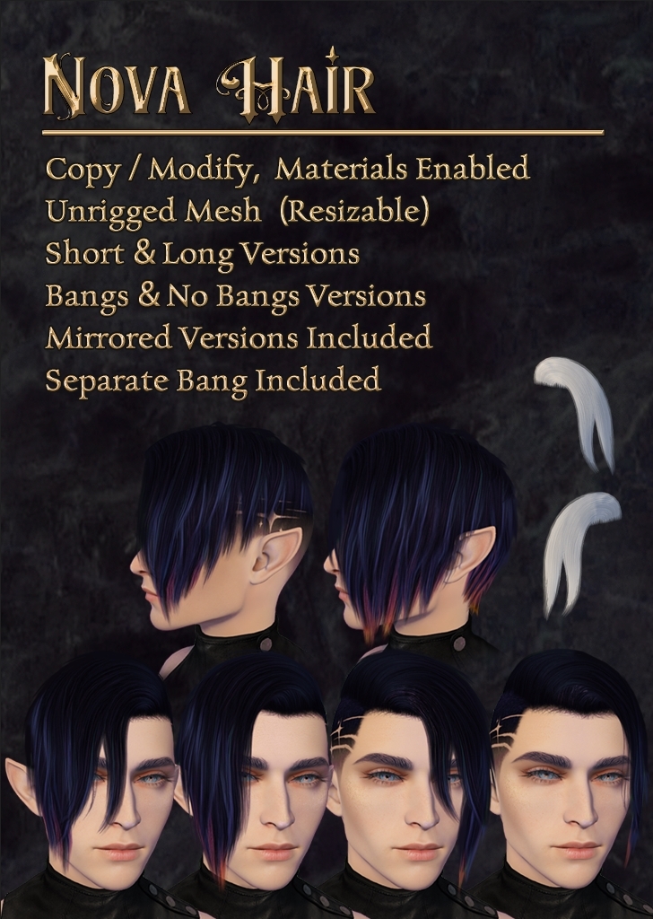 Nova Hair @ Neo Japan | New at Neo Japan! Another unrigged, … | Flickr