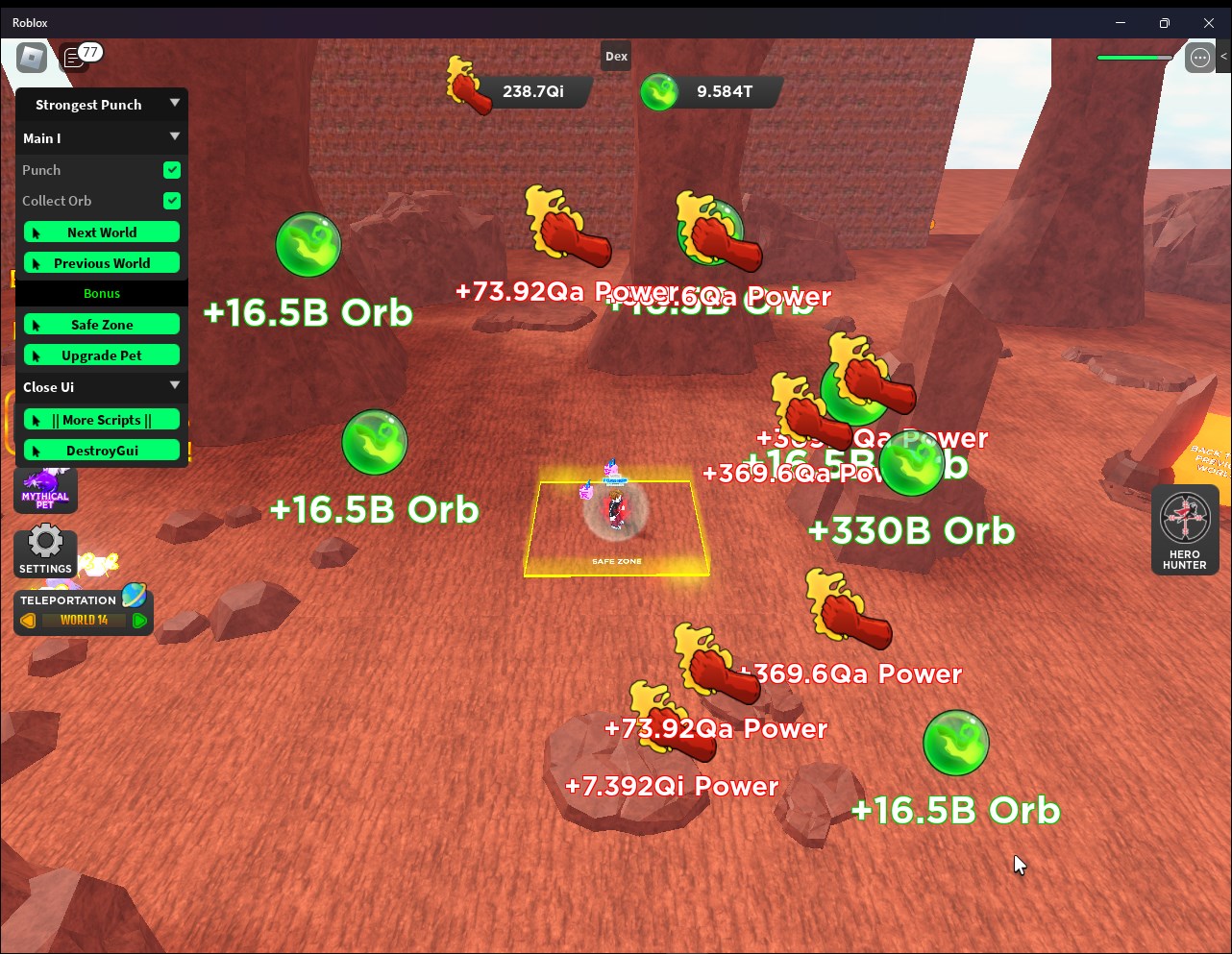 👑STRONGEST PUNCH SIMULATOR | Collect Orbs n Upgrade Pet and more ...