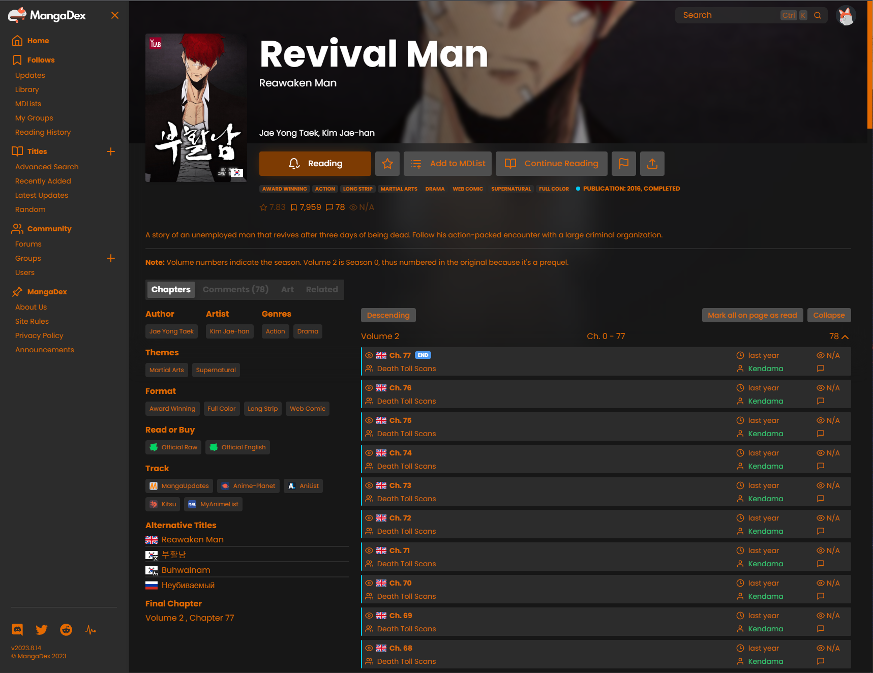 Hoist The Colors: Forum Theme Contest [Dark] | Page 3 | MangaDex Forums