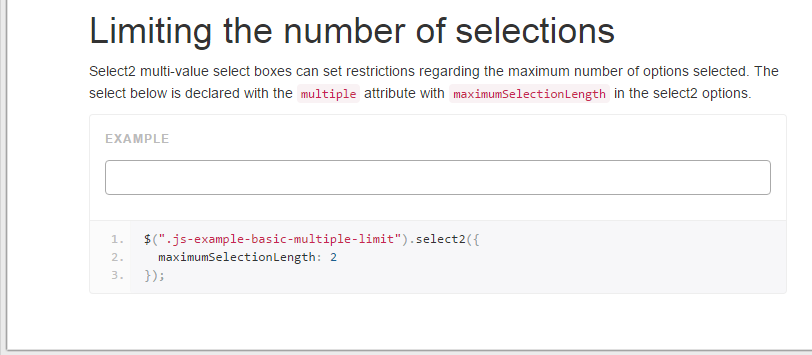 maximumSelectionLength and up position select · Issue #4168 · select2/select2 · GitHub