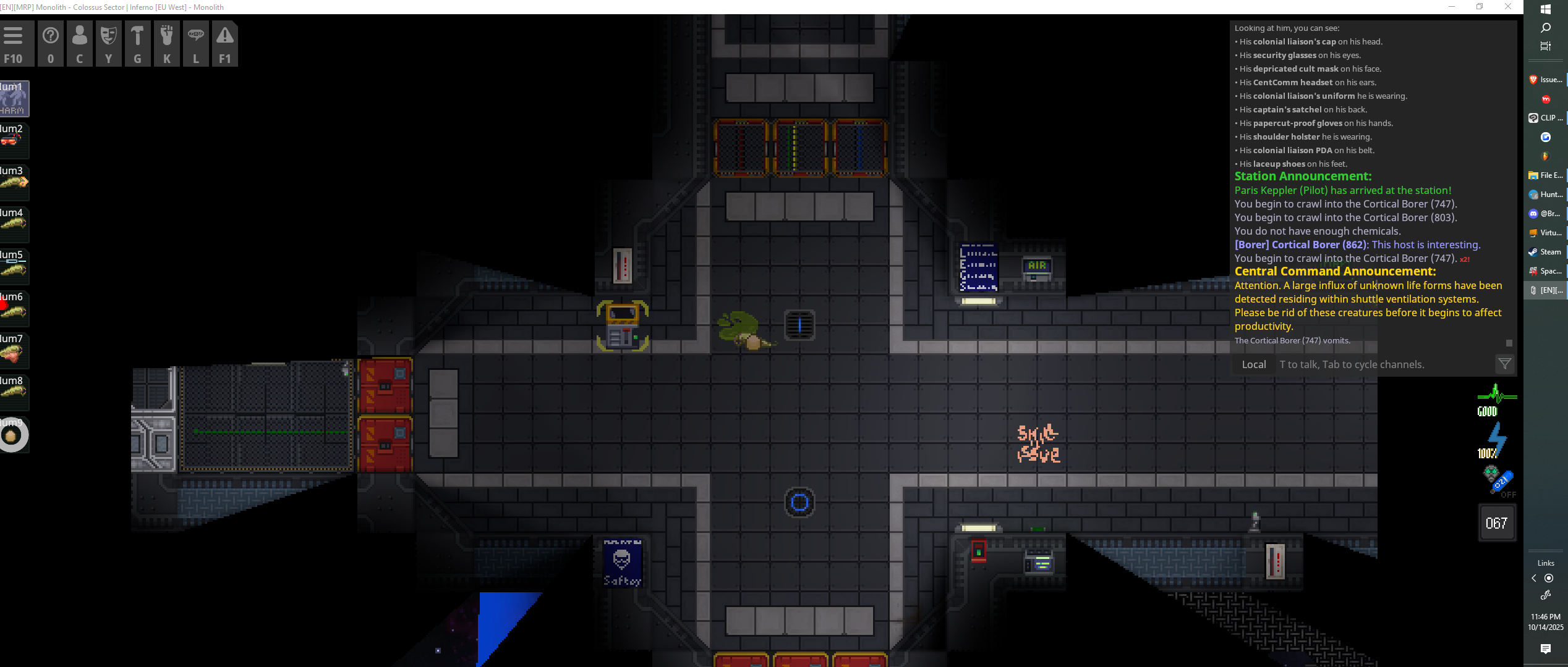 Cortical Borers can use other Cortical Borers as Hosts, and LAY EGGS FROM THEM · Issue #2415 ...