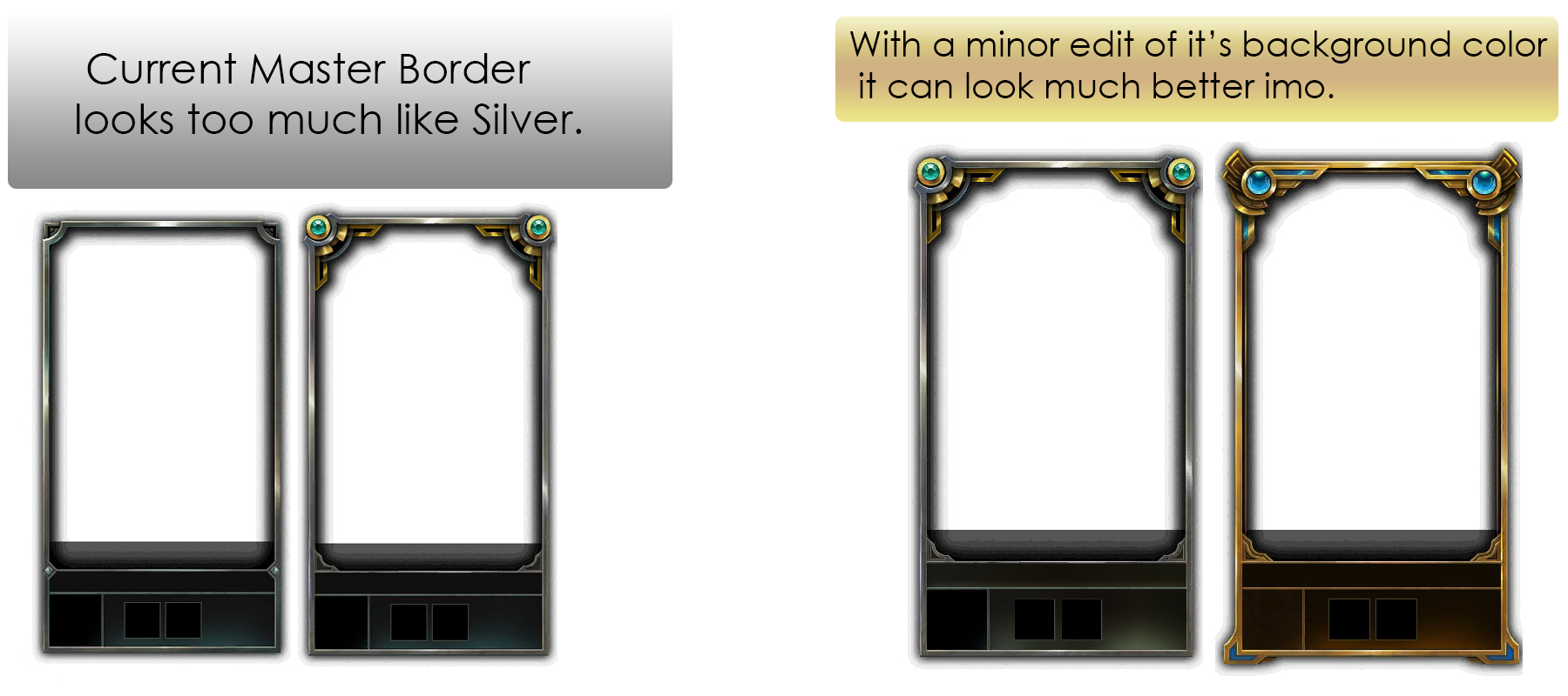 The current Master border is a bit underwhelming imo. : r/leagueoflegends