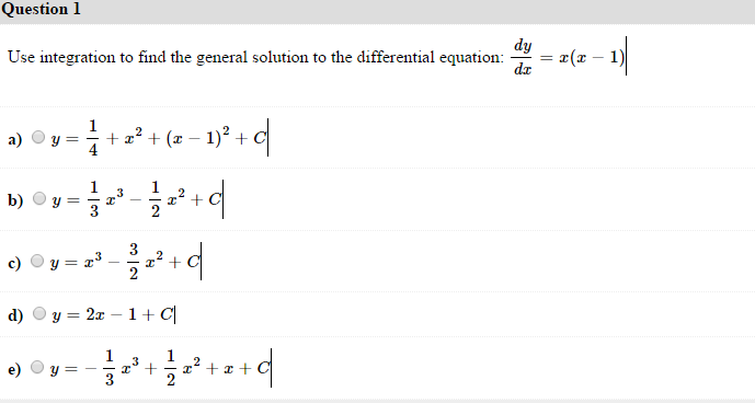 Solved: Use Integration To Find The General Solution To Th... | Chegg.com Solved: Use Integration To Find The General Solution To Th... | Chegg.com