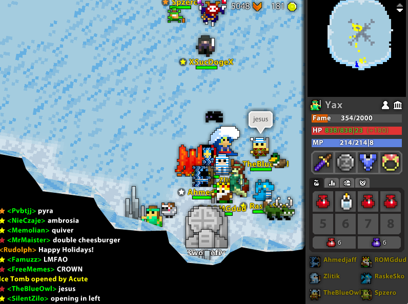 Ice Tomb leechers meet a bitter end : r/RotMG
