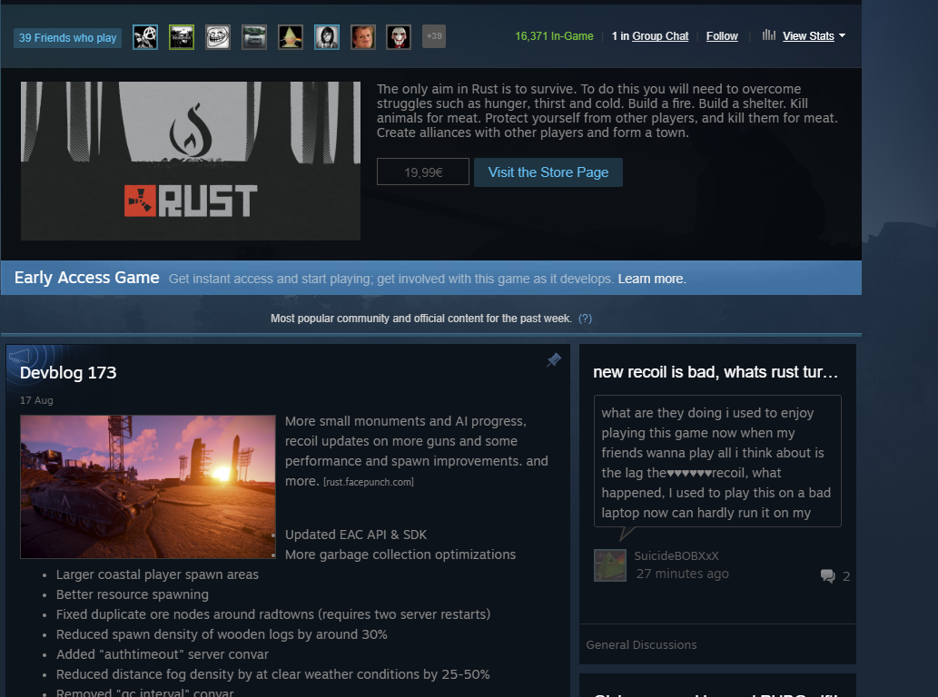 Welp Summer is over. See y'all next summer near Devblog 214. : r/playrust