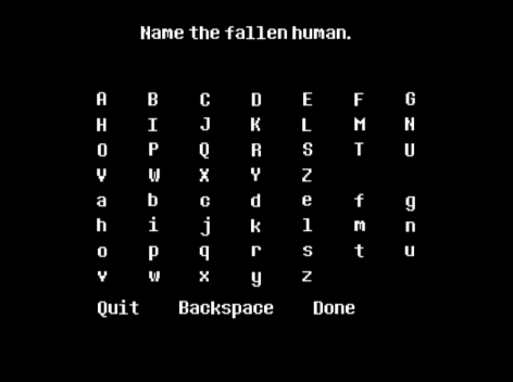 GitHub - bfrymire/gml-undertale-naming-screen: Naming screen example ...