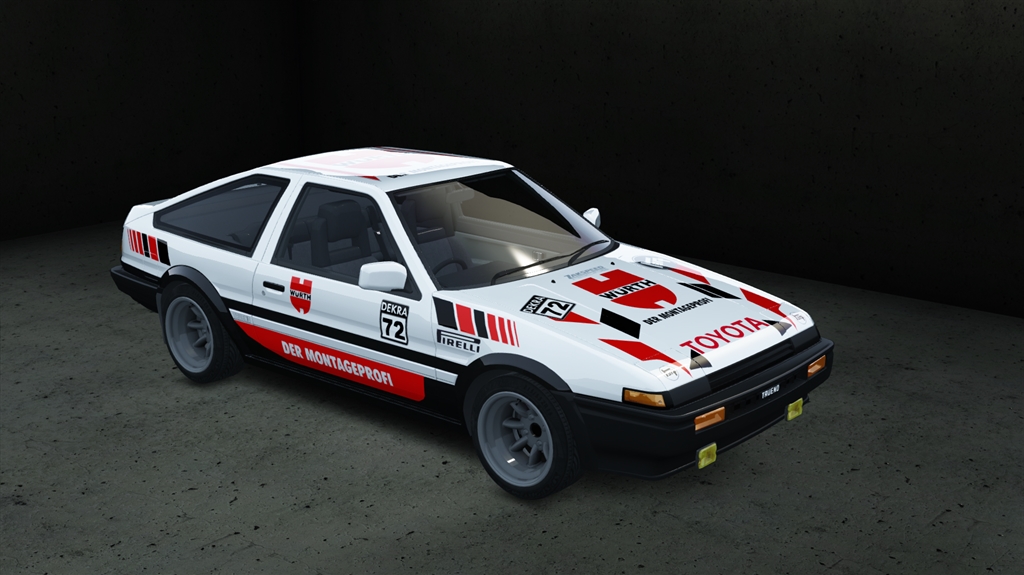 Toyota AE86 7 Skin pack | OverTake.gg