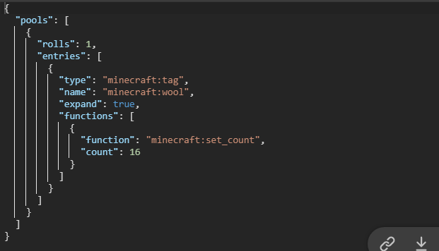 Loot table Item tag with additional NBT : r/MinecraftCommands