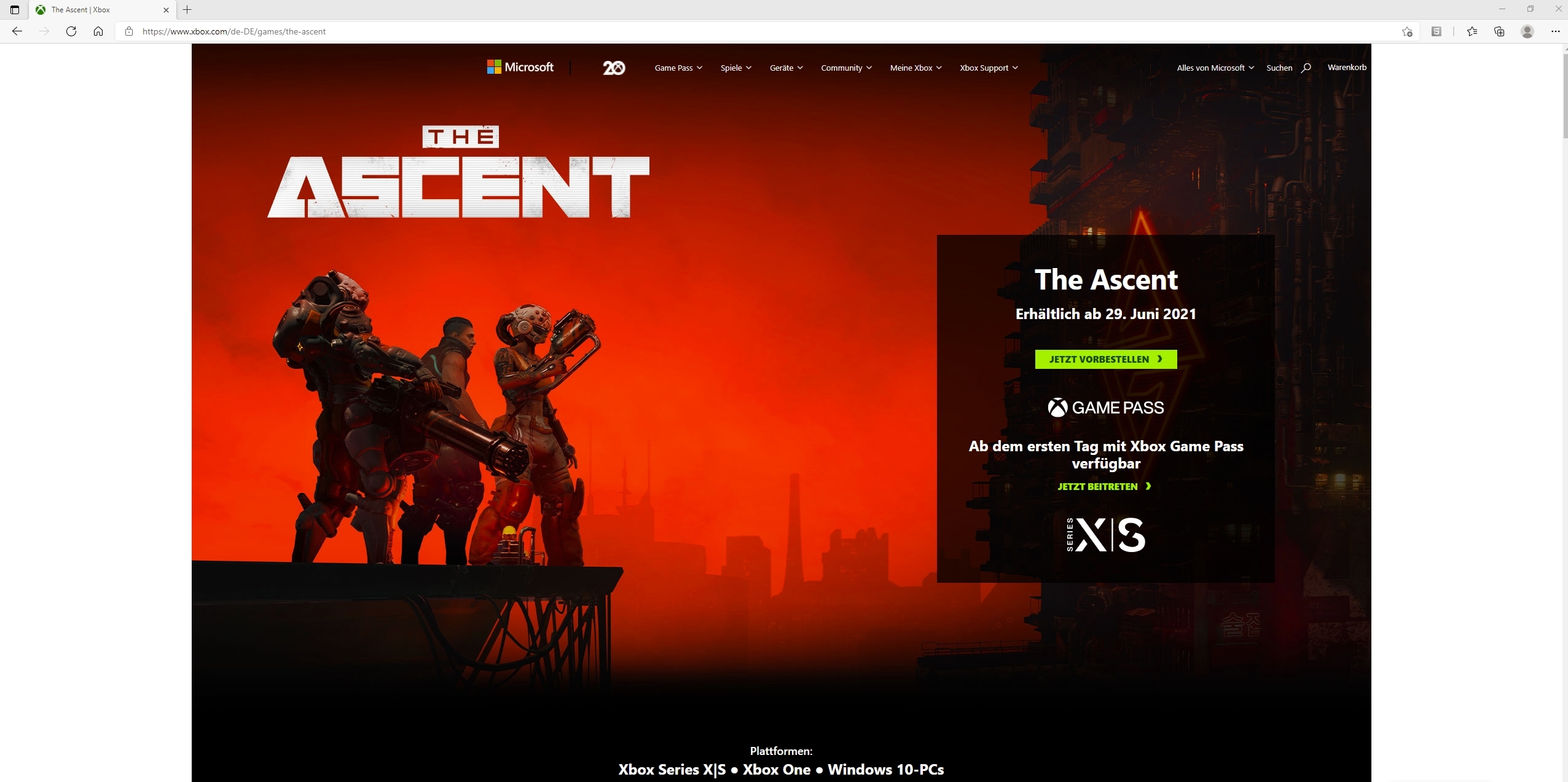 Official: The Ascent coming July 29 - Steam, MS store, Xbox One, Xbox ...