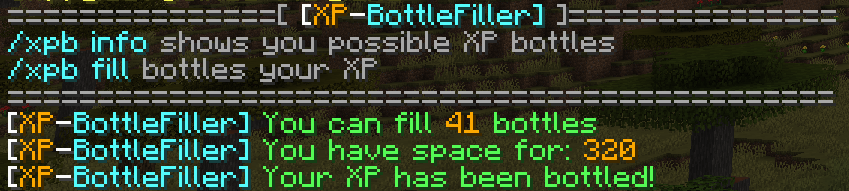 XP-Bottlefiller | SpigotMC - High Performance Minecraft