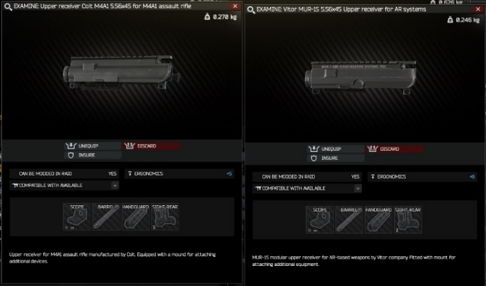 What is the MUR-15 upper receiver : r/EscapefromTarkov