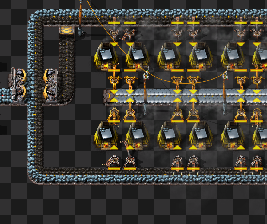 I need Mining and Smelting setups : r/factorio