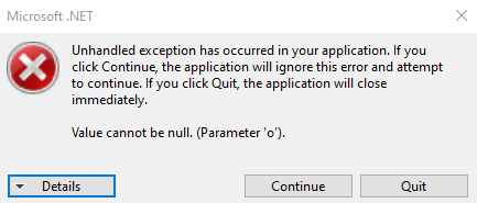 error with Microsoft .NET when opening the overlay · Issue #186 ...