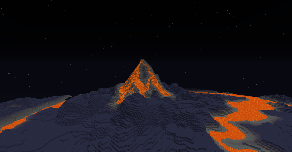 Volcano Minecraft Map