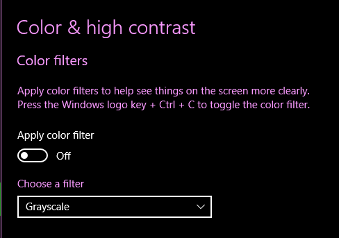 Both monitors stopped displaying color at the same time (no red, blue ...
