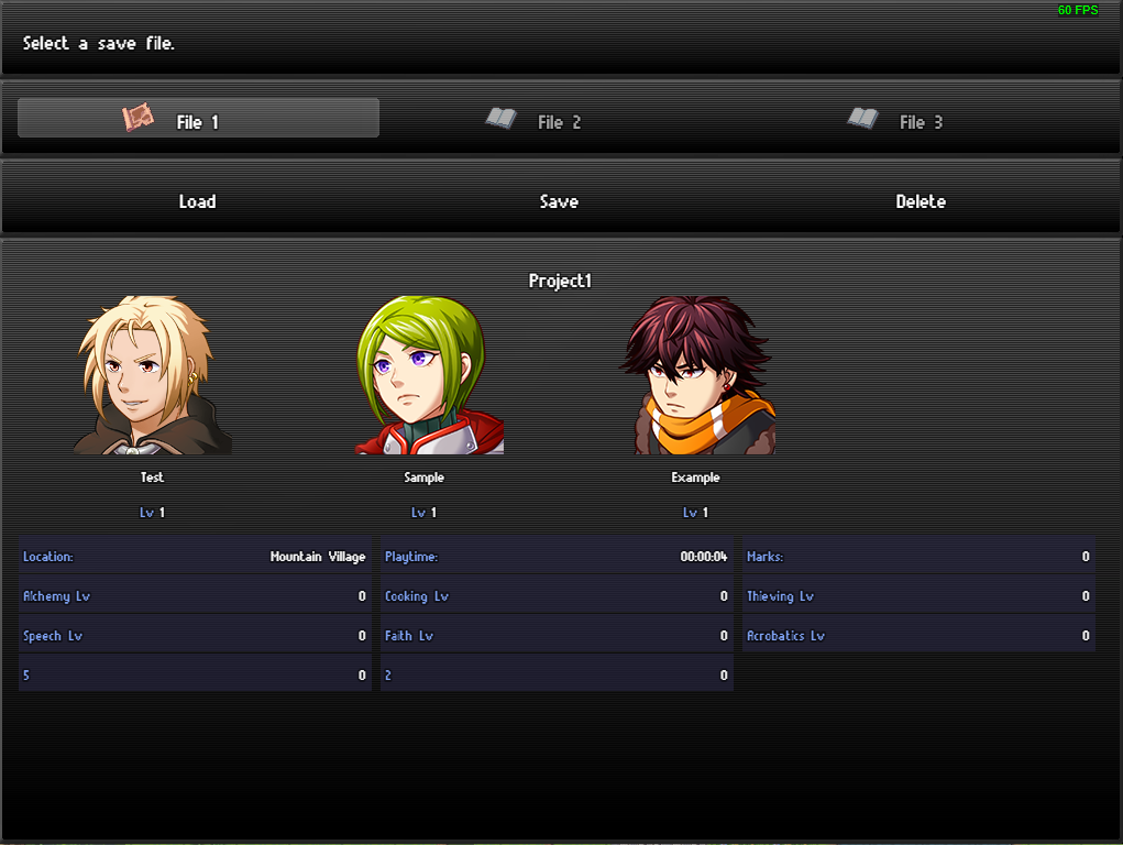 Yanfly Save Core Edit, Edit. | RPG Maker Forums