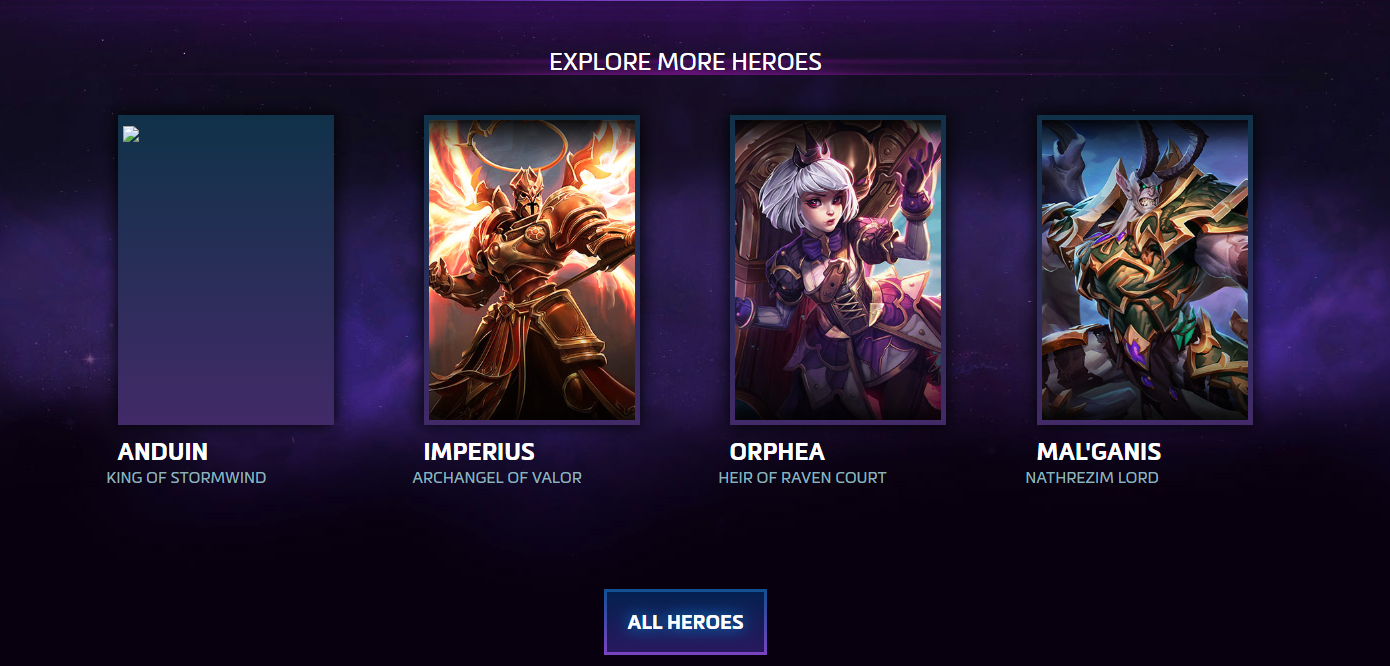 Anduin is finally added to the roster on HotS official website! : r ...