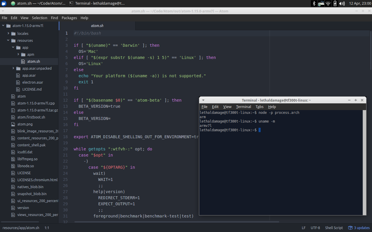 GitHub - RoaddogLabs/atom-armv7l: The hackable text editor :atom:
