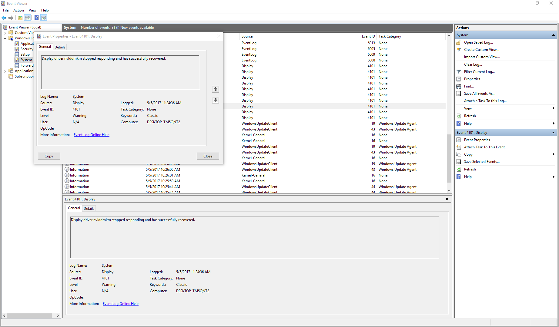 Black Screen Crash - System becomes unresponsive and terminates | Tom's ...