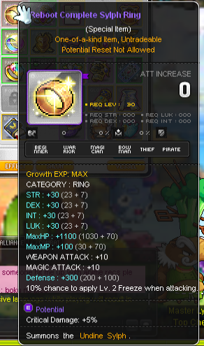 How good is the Slyph Ring? : r/Maplestory