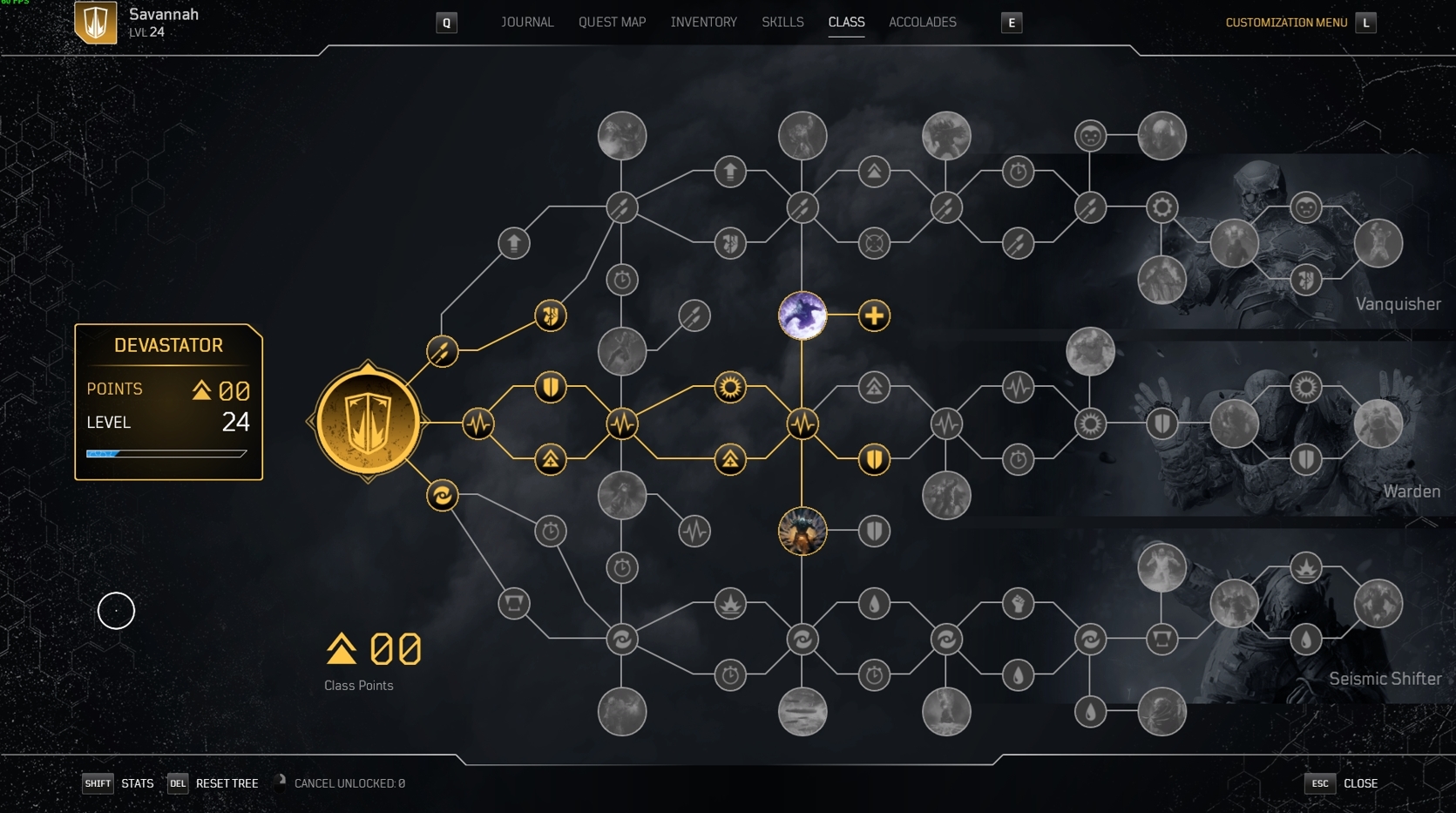 Noob help needed with class menu : r/outriders