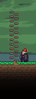 An elevator trick with platforms : r/Terraria