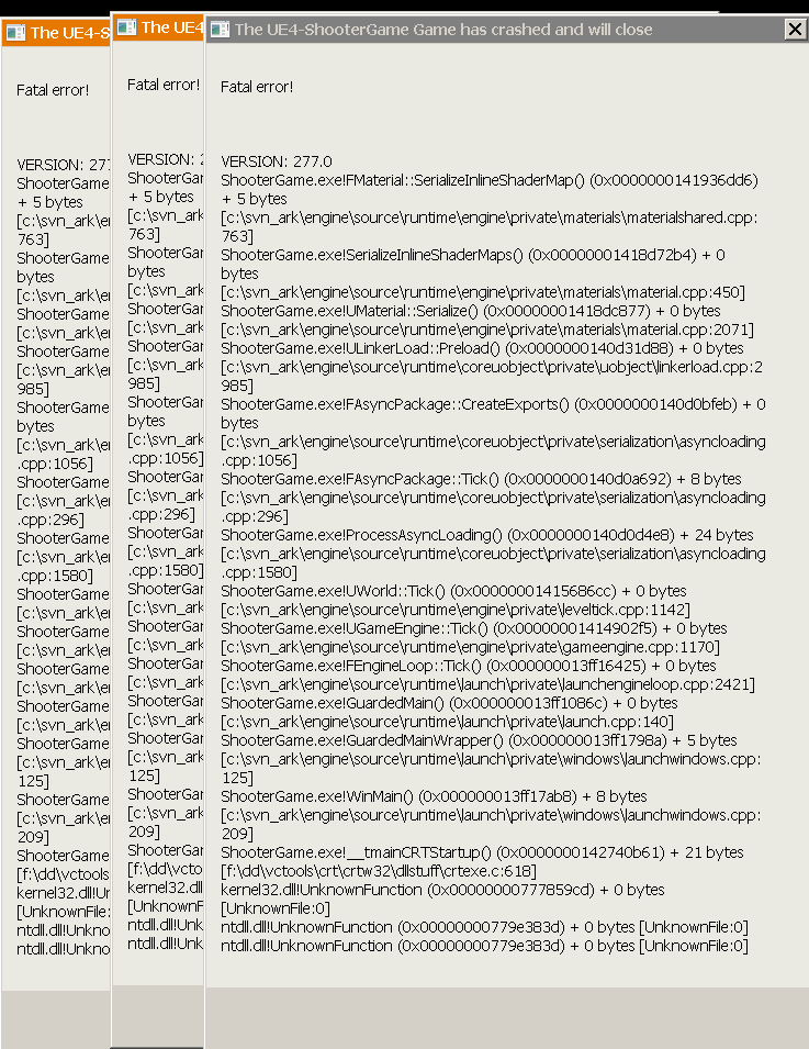 Persistent fatal error after update. : r/playark Persistent fatal error after update. : r/playark