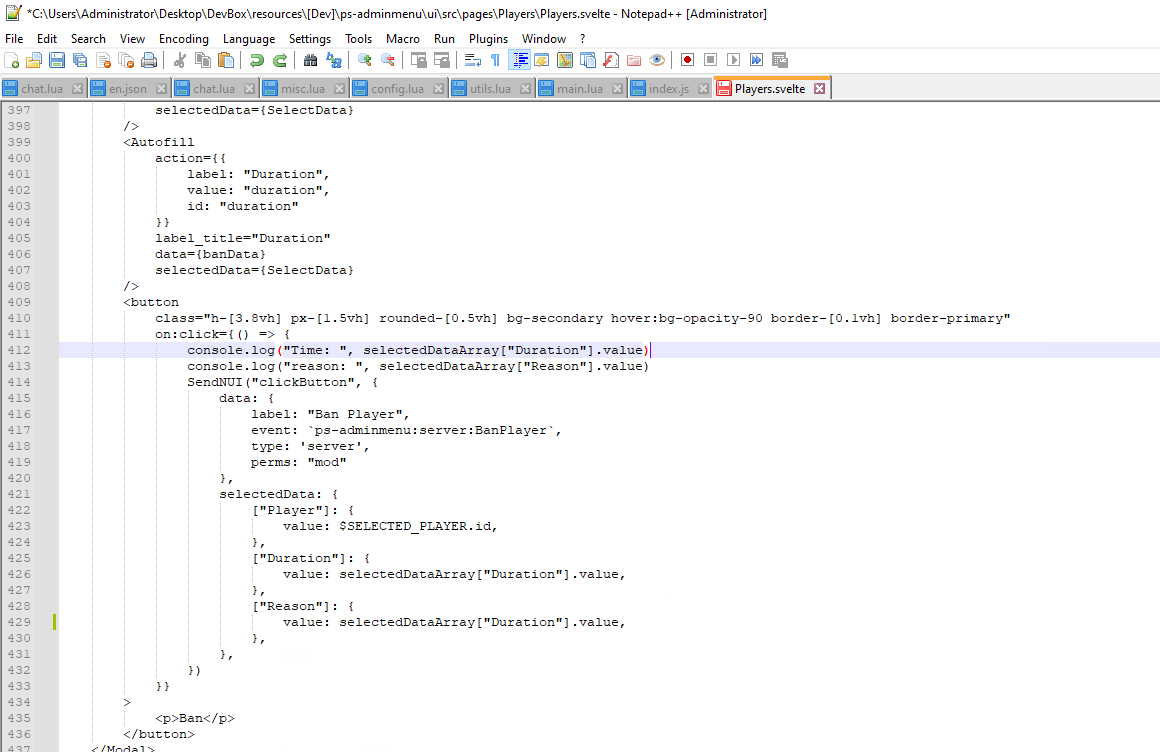 Ban Reason Issue · Issue #68 · Project-Sloth/ps-adminmenu · GitHub