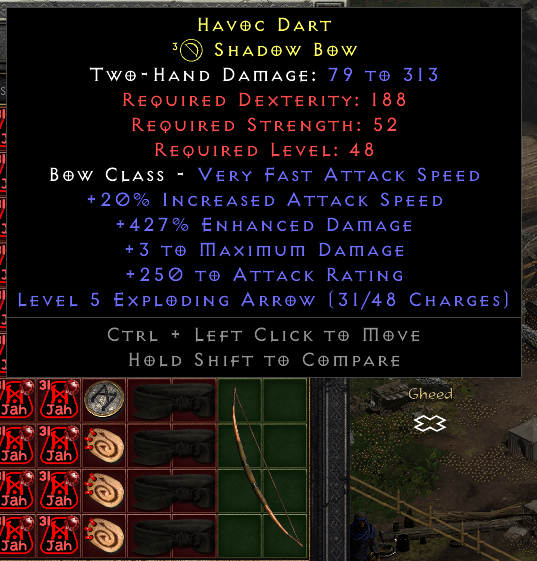 Mld Shadow Bow? - Topic - d2jsp