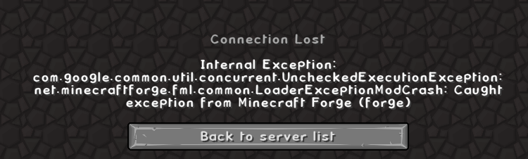 Just launched forge server, it wont let me join - Server - Aternos ...