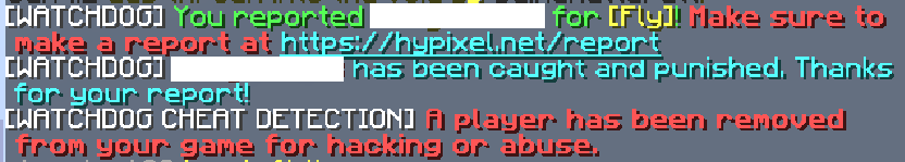 Watchdog is real - best proof here! | Hypixel - Minecraft Server and Maps