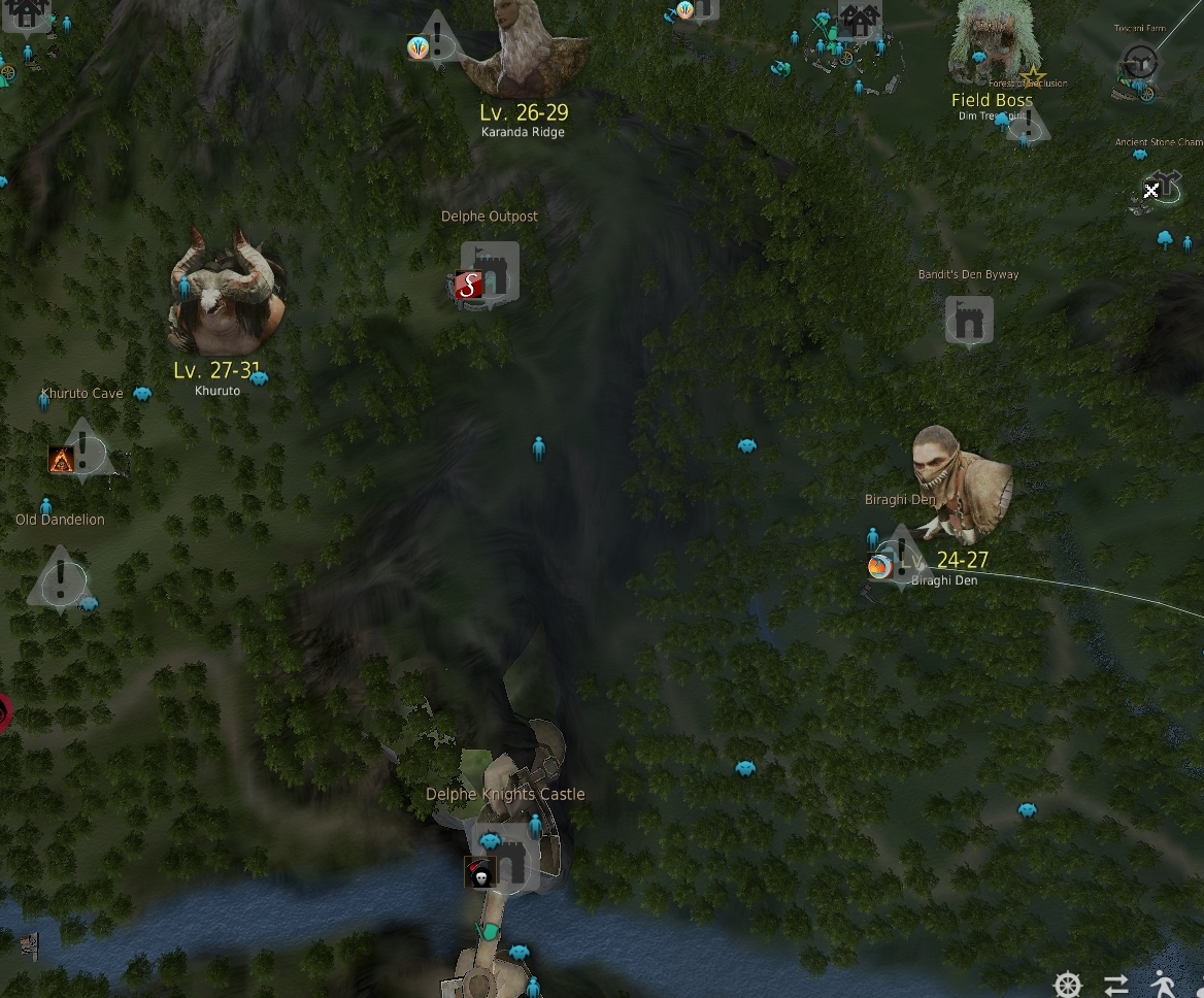 I've explored all the nodes in the area but why is it still so foggy around Delphe outpost ...