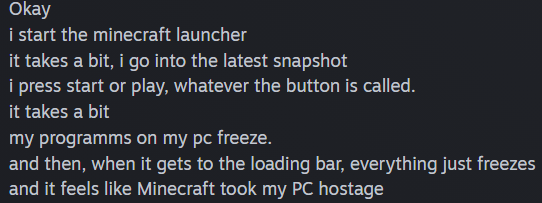 My friend can't get into minecraft. : r/Minecraft