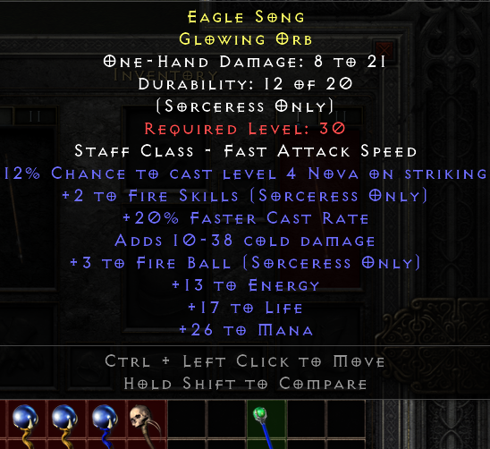 Lld 30 Fire Ball Sorc Orb - Topic - d2jsp