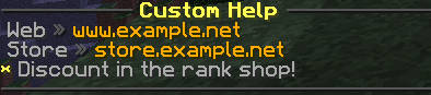 CustomHelp | SpigotMC - High Performance Minecraft