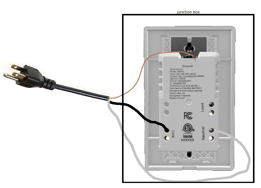 Will this work? Re: Wyze switch with no neutral in switches. : r/wyzecam