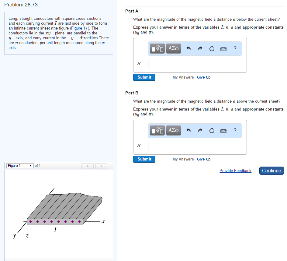 Solved Long, straight conductors with square cross sections | Chegg.com