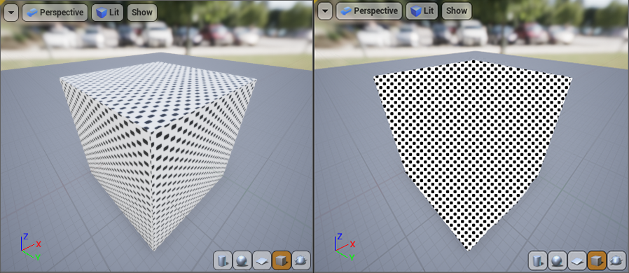 Question Can We Make Texture To Ignore Geometry Runrealengine 