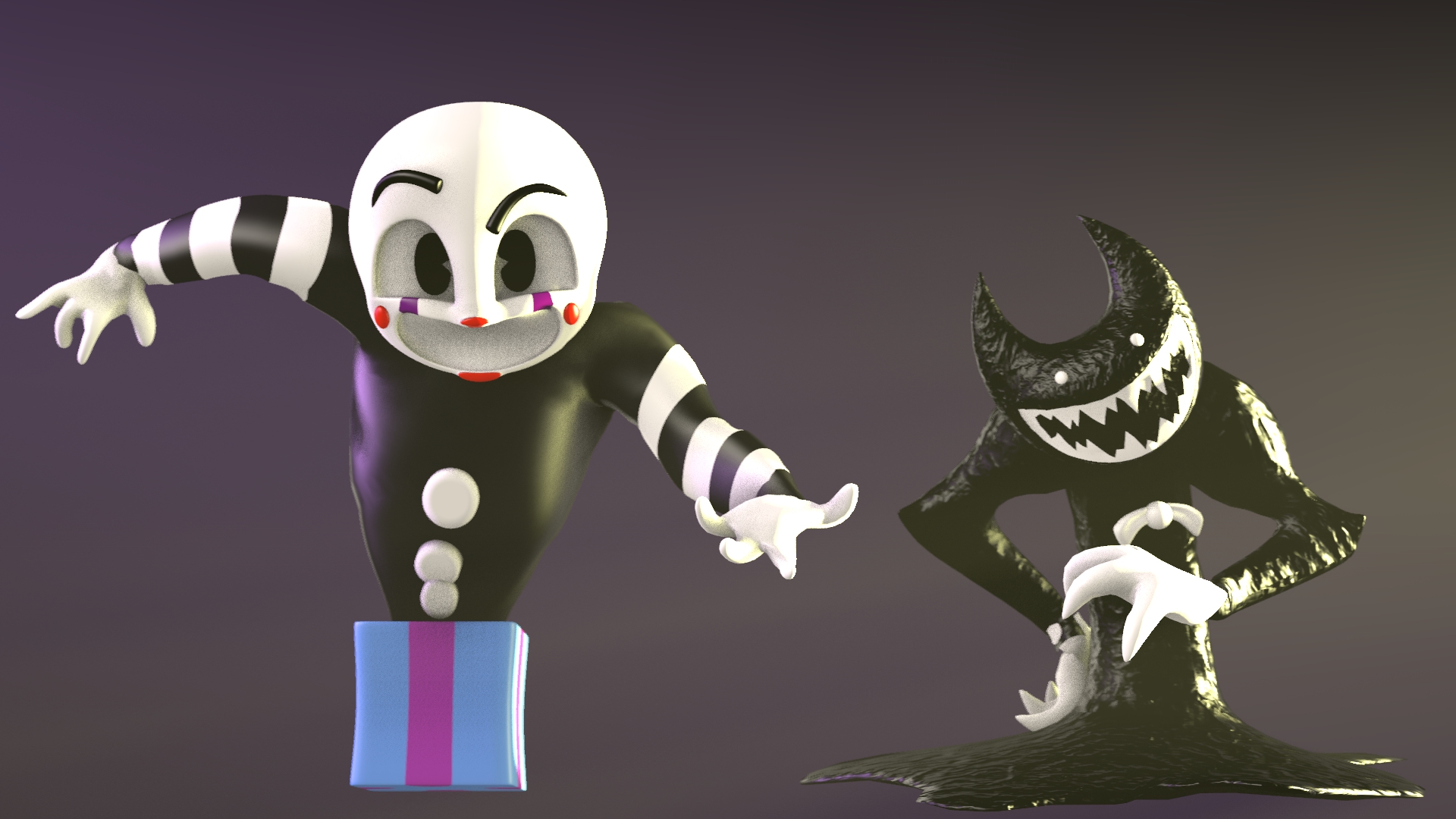 Steam Community :: [FNAF\BATIM] Stylized Cartoonized | Puppet & Ink ...