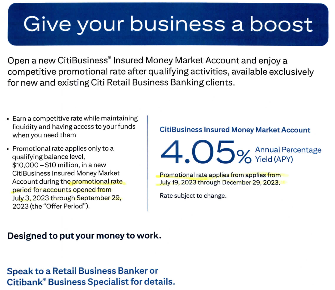 [In Branch] Citibank Business Up To $2,000 Checking Bonus - Doctor Of ...