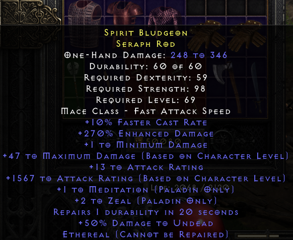 O Seraph Rod Fools Erep +zealot - Topic - d2jsp