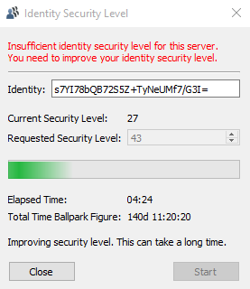 Insufficient identity security level for this server... : r/teamspeak3