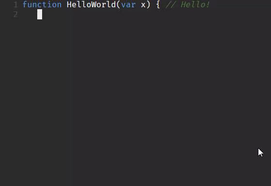 This may not be too impressive, but I got some basic syntax ...