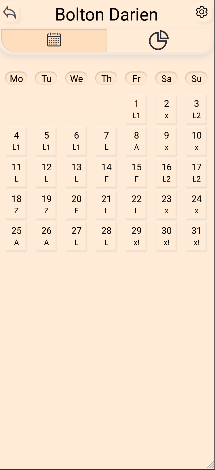GitHub - tobiaserich/roster: Keep Track of Your Work Schedule.