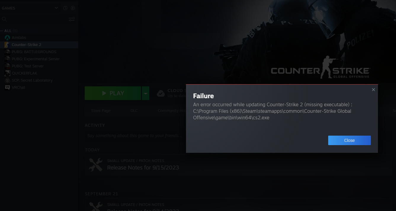 CAN'T LAUNCH CS2 HELP : r/cs2
