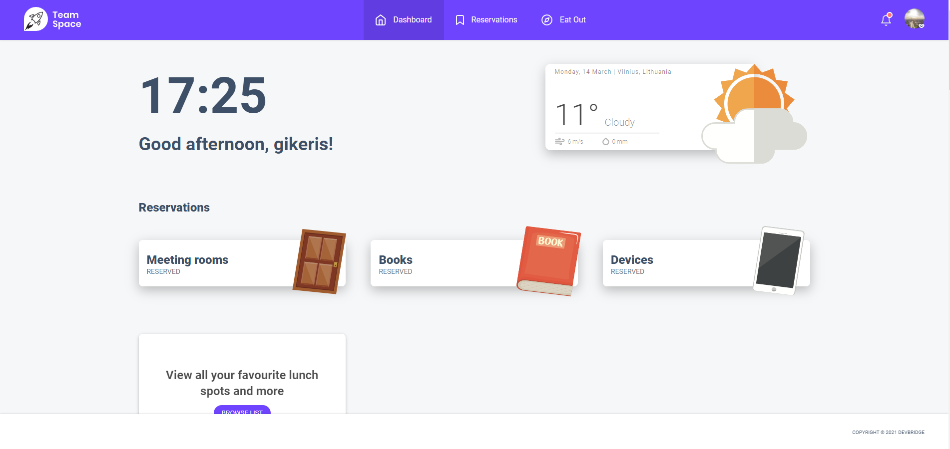 GitHub - gikeris/TeamSpace: This project was done with a team of 5 people (all of us didn't have ...