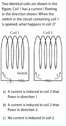Solved Two identical coils are shown in the figure. Coil 1 | Chegg.com