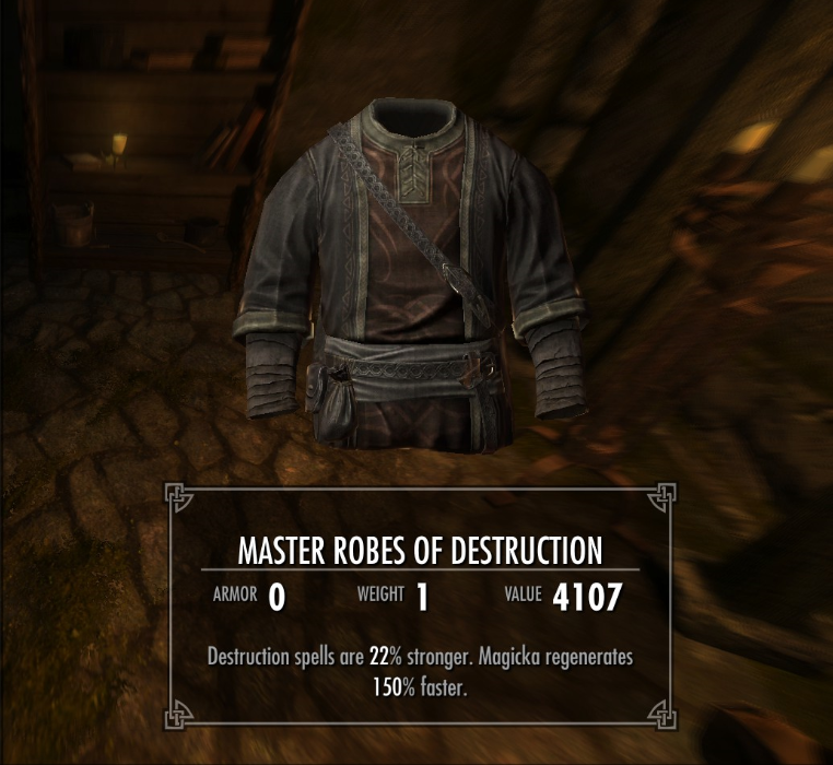 Don't know which mod changes robe of destruction in my game. Need some ...